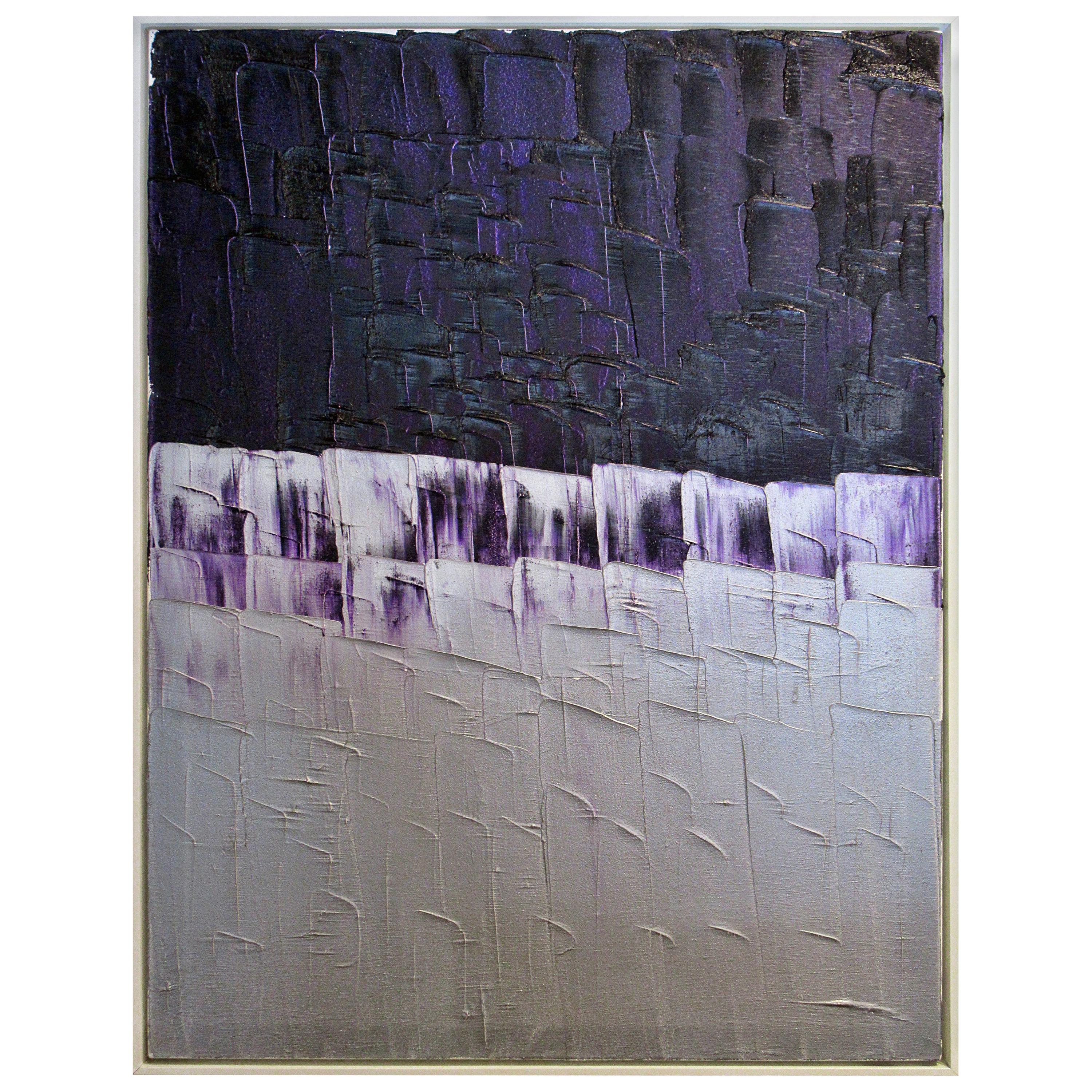 Abstract Expressionist Malcolm Bray "Dimensional Space No 17" Oil on ...