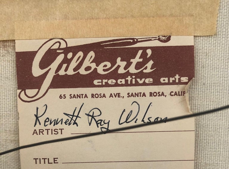 Abstract Expressionist Painting by California Listed Artist Kenneth Ray ...