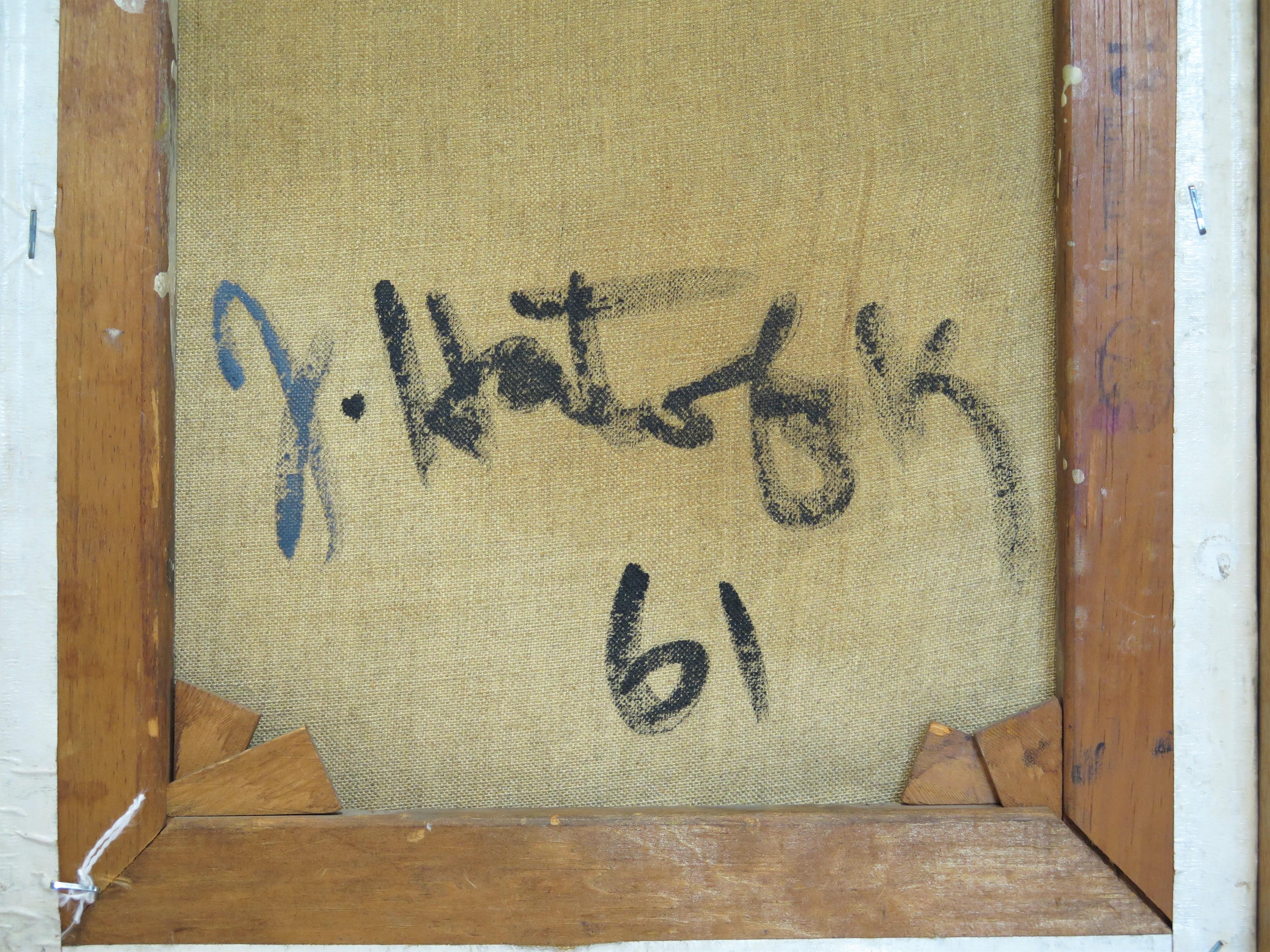Abstract Expressionist Painting by Julius Hatofsky (American, 1922-2006 ...