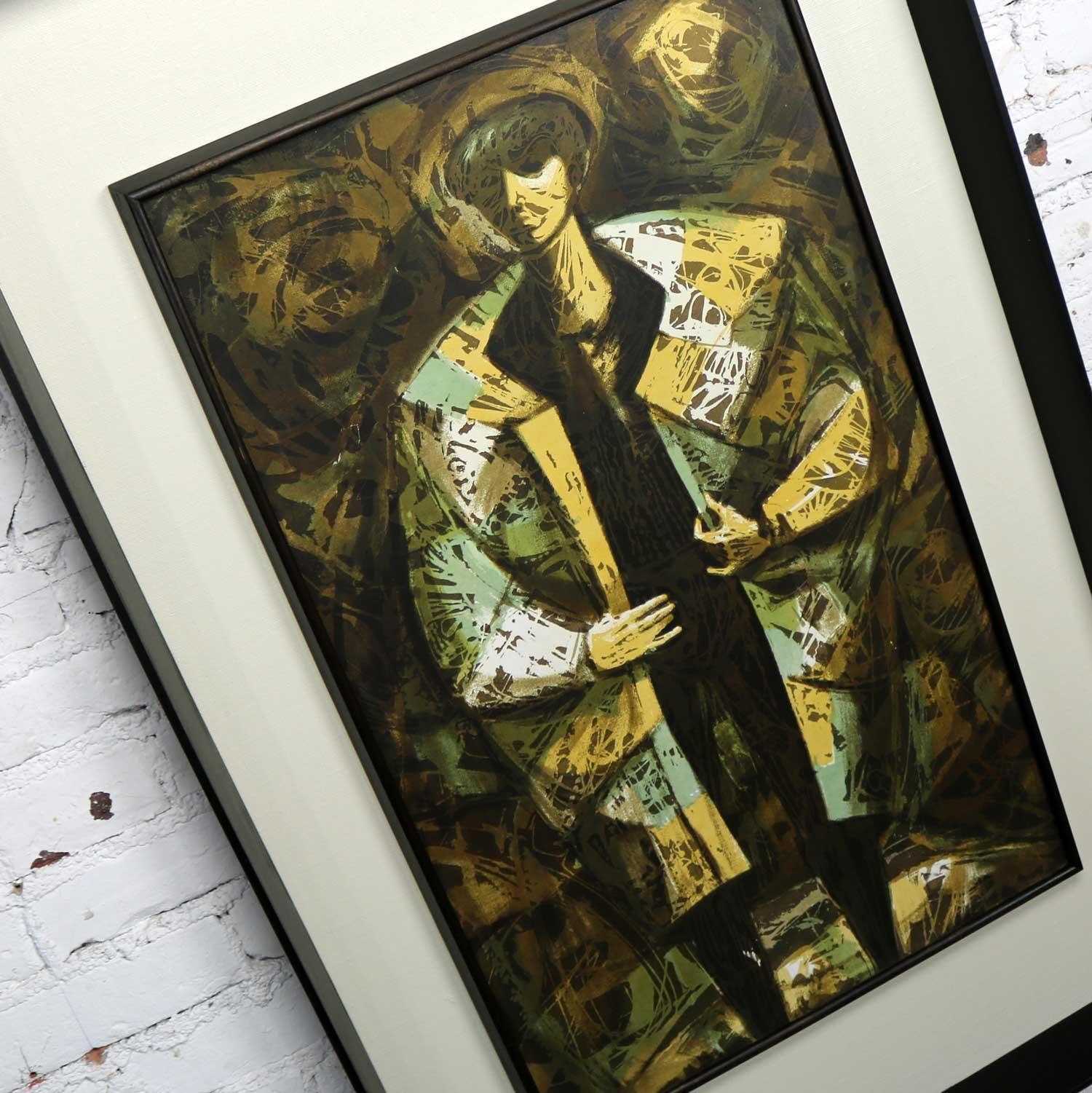 Abstract Expressionist Silkscreen Serigraph Titled Josephs Coat by Dean ...