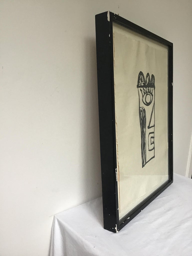 Abstract Face Painting by Brian Bolger, 1986 at 1stDibs