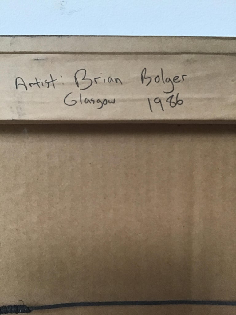 Abstract Face Painting by Brian Bolger, 1986 at 1stDibs