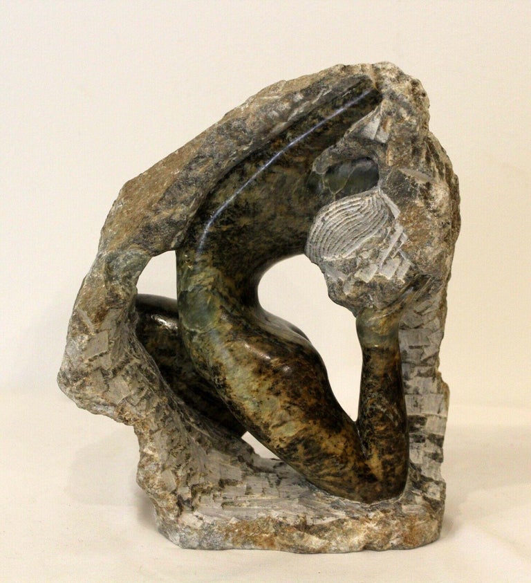 Abstract Figurative Soapstone Carving of Women Sculpture For Sale at ...