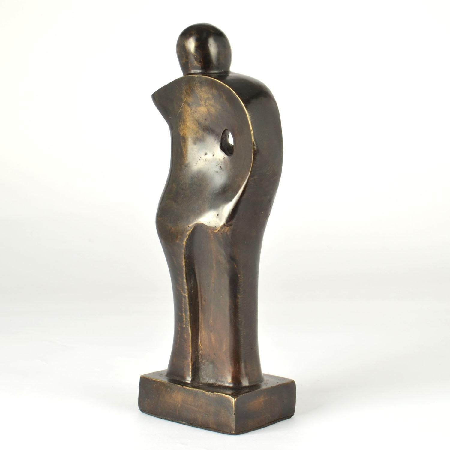 Abstract Figure Sculpture in Bronze For Sale at 1stDibs