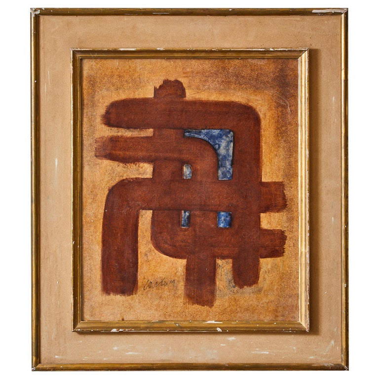 Abstract French Painting at 1stDibs
