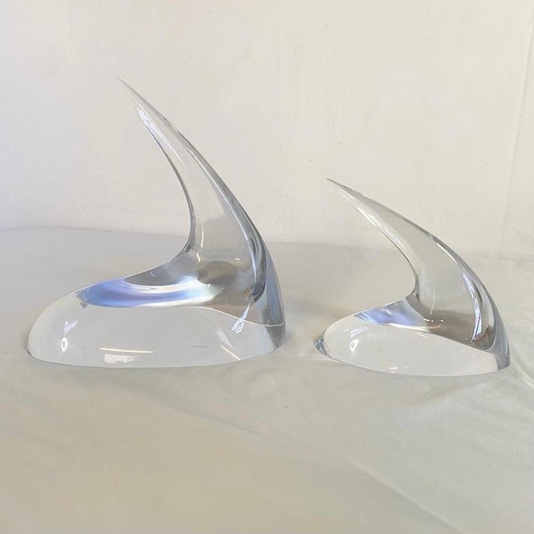 Abstract Glass Paperweights Hand Made and Signed by Sklo For Sale at ...