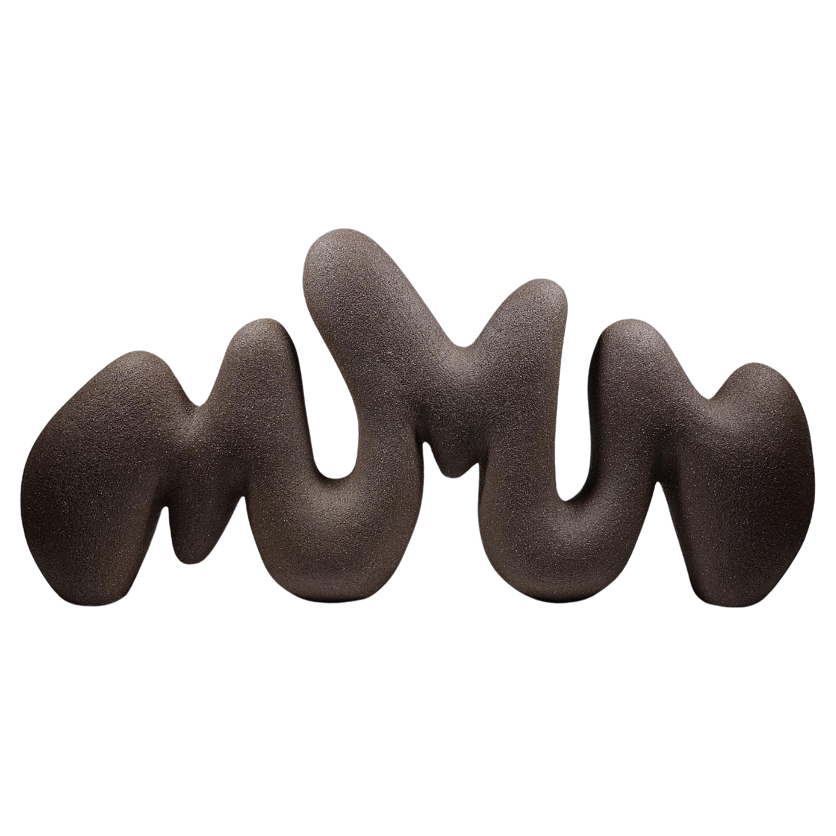 Contemporary Figurative Ceramic Sculpture by Rachel Peters, Grey Clay ...