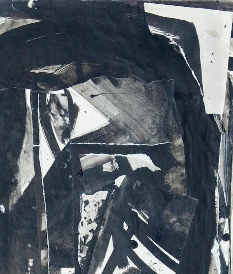 Abstract Ink, Paper Collage Head 2 from Sylvia Schuster For Sale at ...