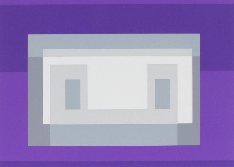 Abstract Lithograph by Josef Albers from Formulation and Articulation ...