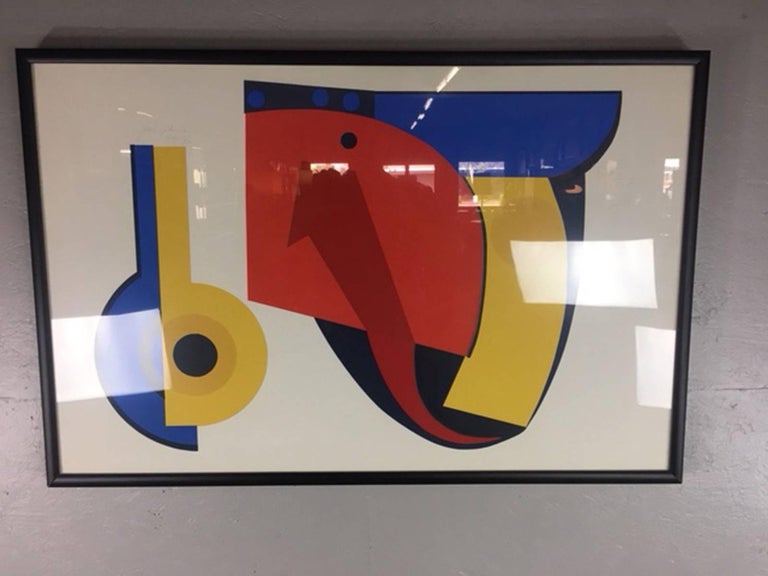 Abstract Lithograph For Sale at 1stDibs