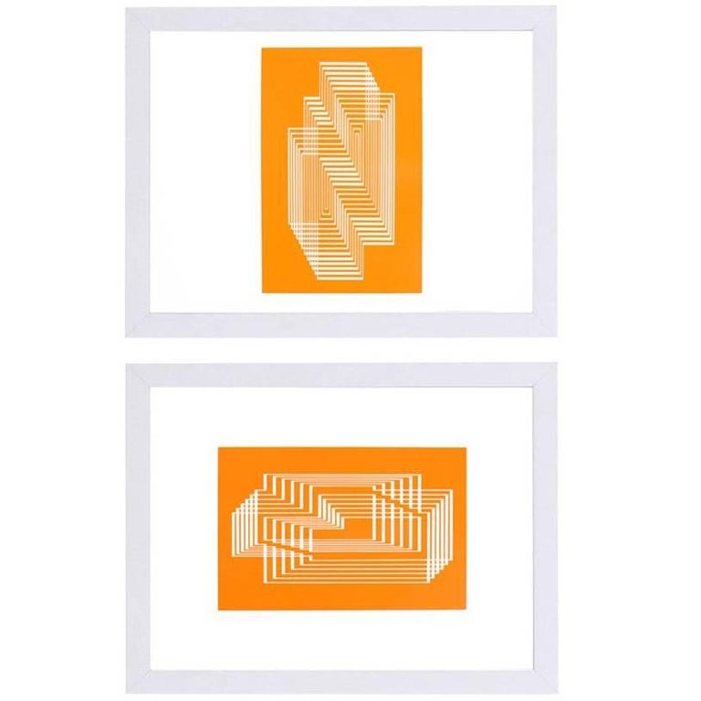 Abstract Lithographs by Josef Albers from Formulation and Articulation ...