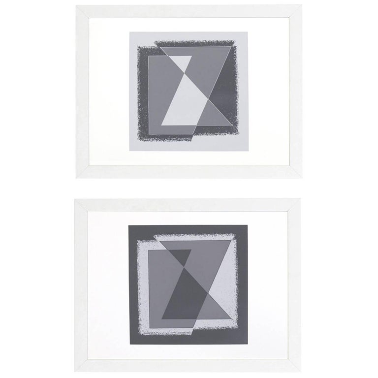Abstract Lithographs by Josef Albers from Formulation and Articulation ...