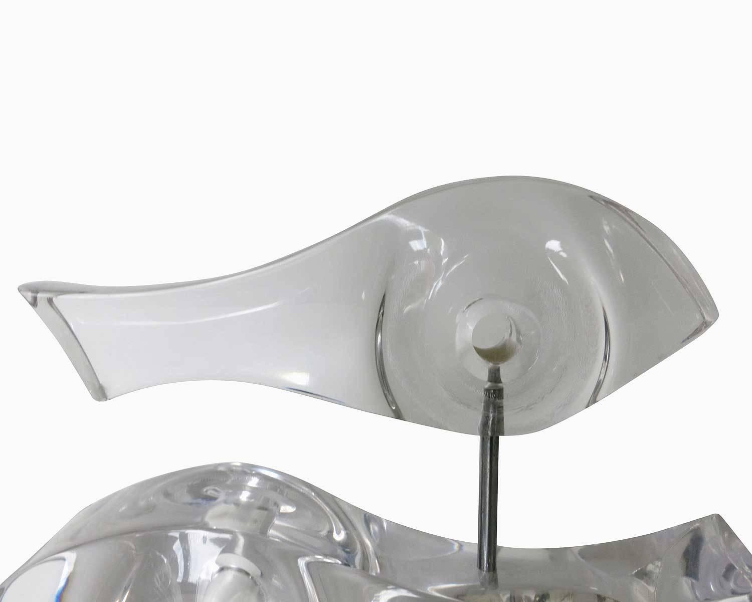 Abstract Lucite Sculpture by Astrolite for Ritts, Los Angeles For Sale ...