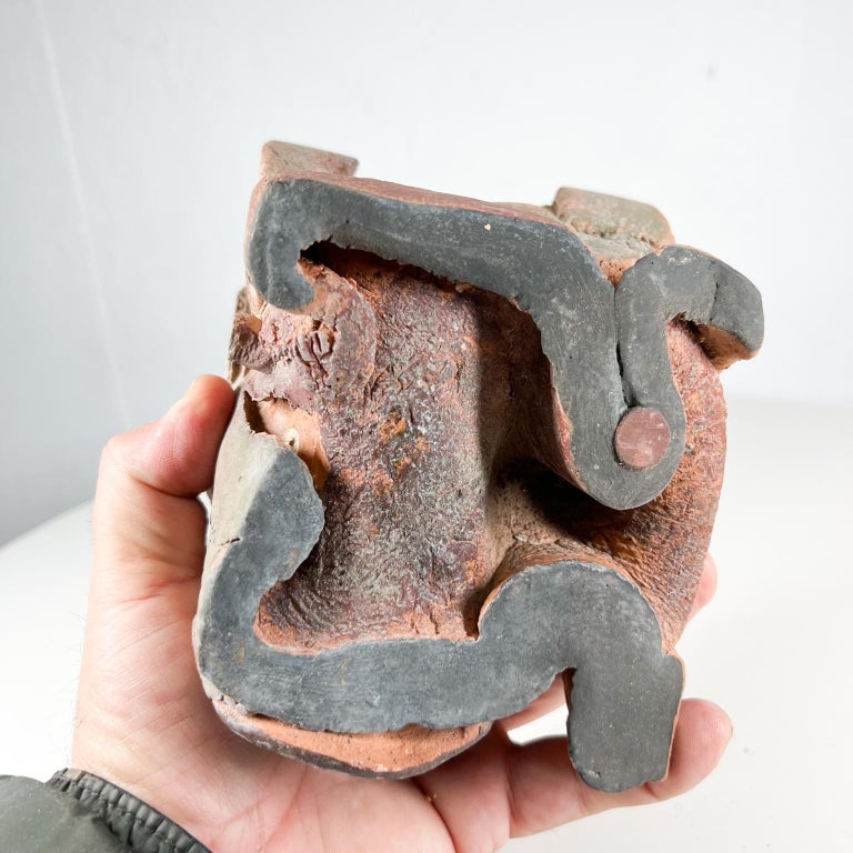 Abstract Modern Root Sculpture Vintage Pottery Art For Sale at 1stDibs