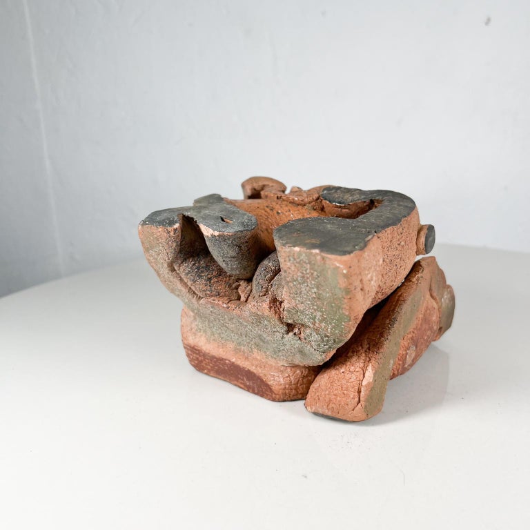 Abstract Modern Root Sculpture Vintage Pottery Art For Sale at 1stDibs