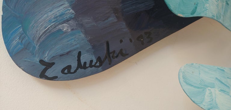 Abstract Modern Wall Sculpture by Steve Zaluski For Sale at 1stDibs