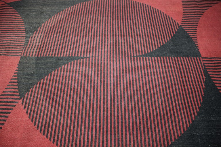 Abstract Modernist Geometric Design Carpet / Rug, 1970s For Sale at 1stDibs