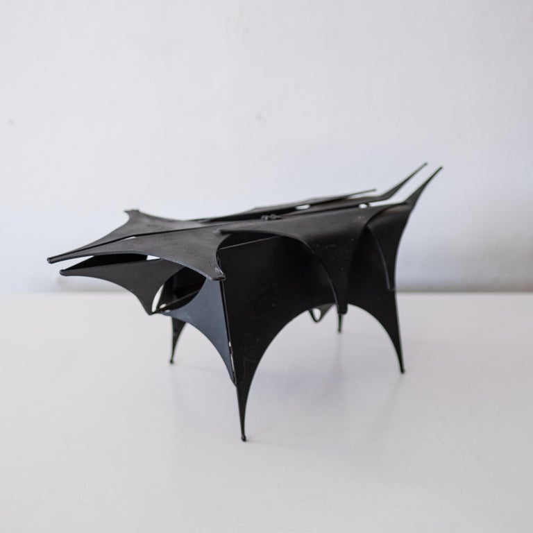 Abstract Modernist Metal Bull Sculpture For Sale at 1stDibs