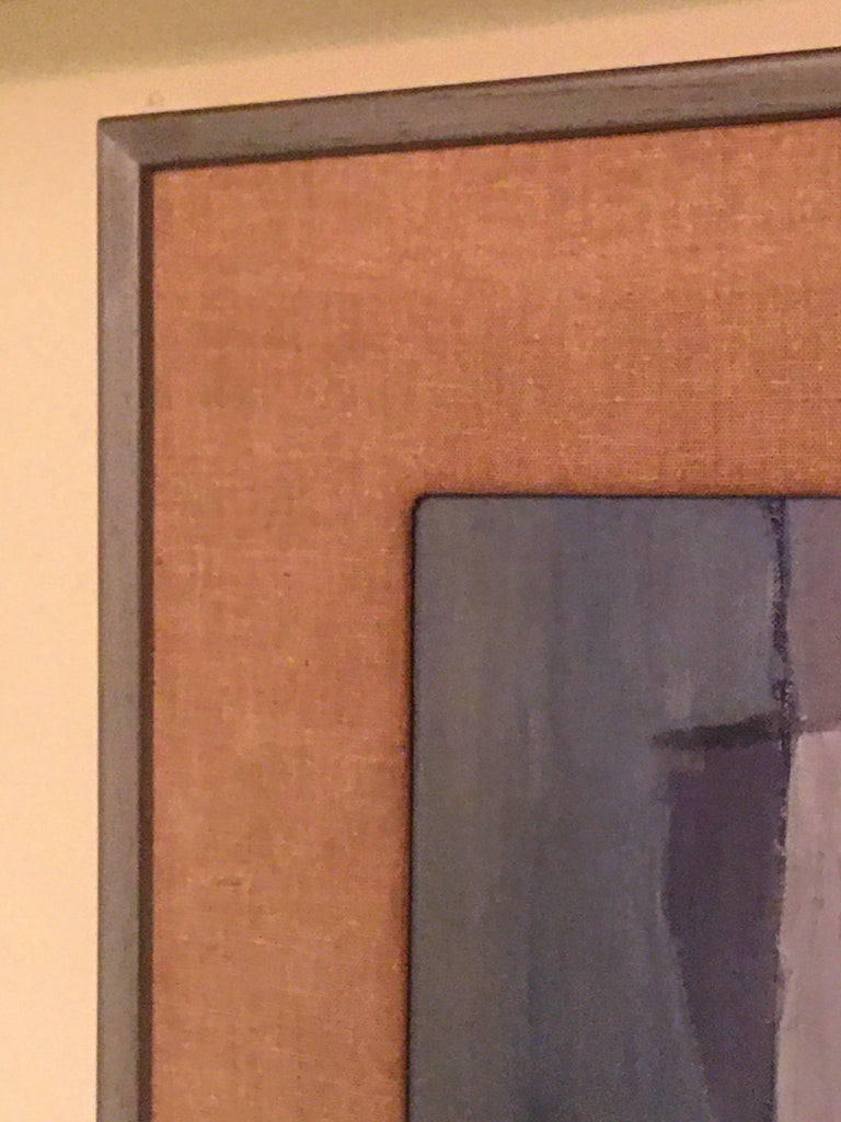 Abstract Oil on Board by Schwartz Dated 1965 at 1stDibs