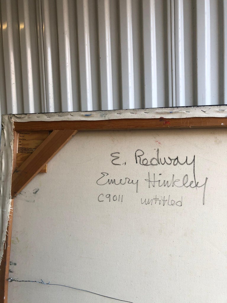 Abstract Oil on Canvas by Emery Hinkley 1990 Titled "Far Cry" For Sale ...