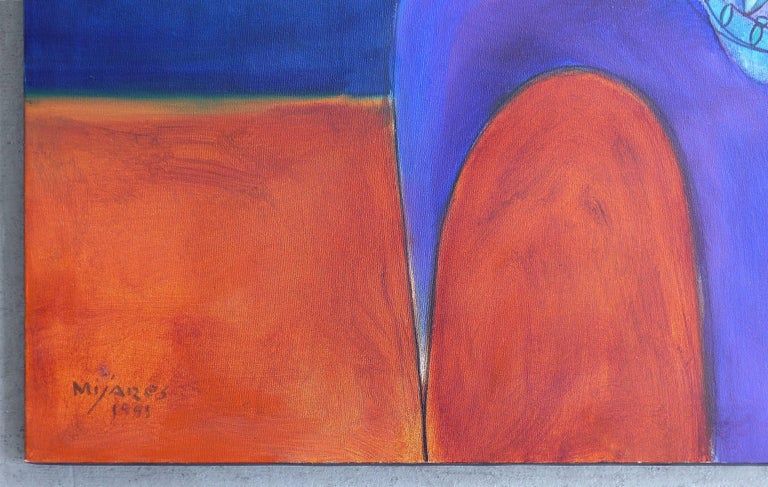 Abstract Oil on Canvas Painting by Cuban American Artist Jose Maria ...