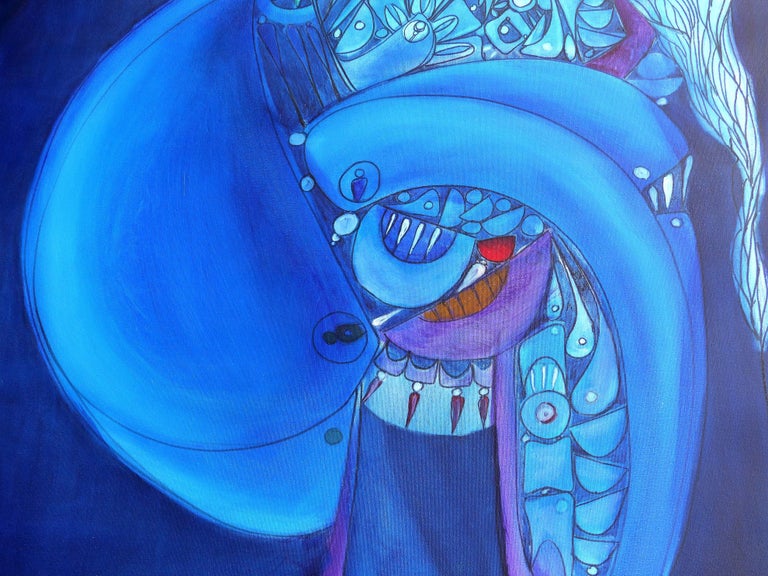 Abstract Oil on Canvas Painting by Cuban American Artist Jose Maria ...