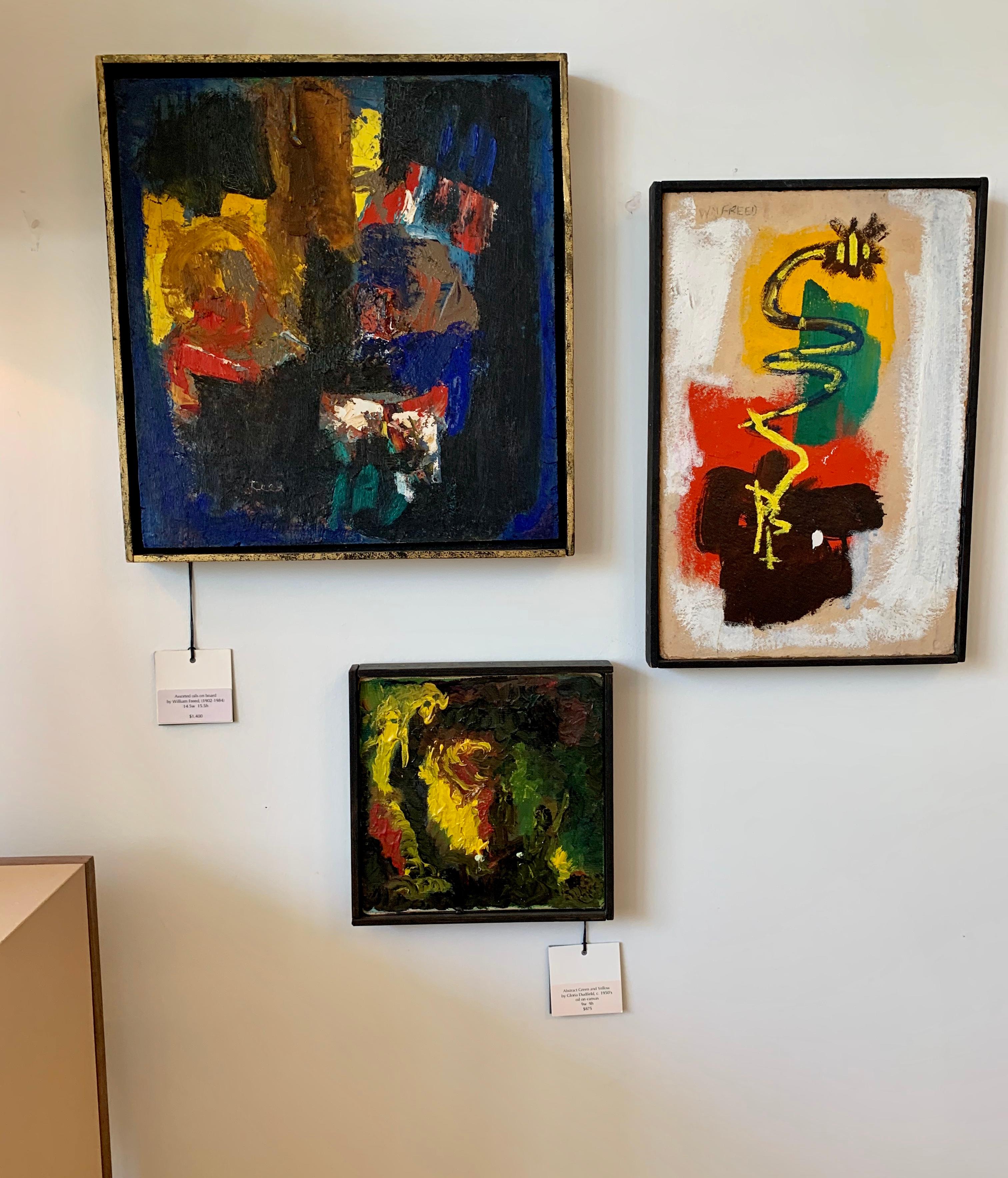 Abstract Oil Painting by William Freed, in Stock at 1stDibs
