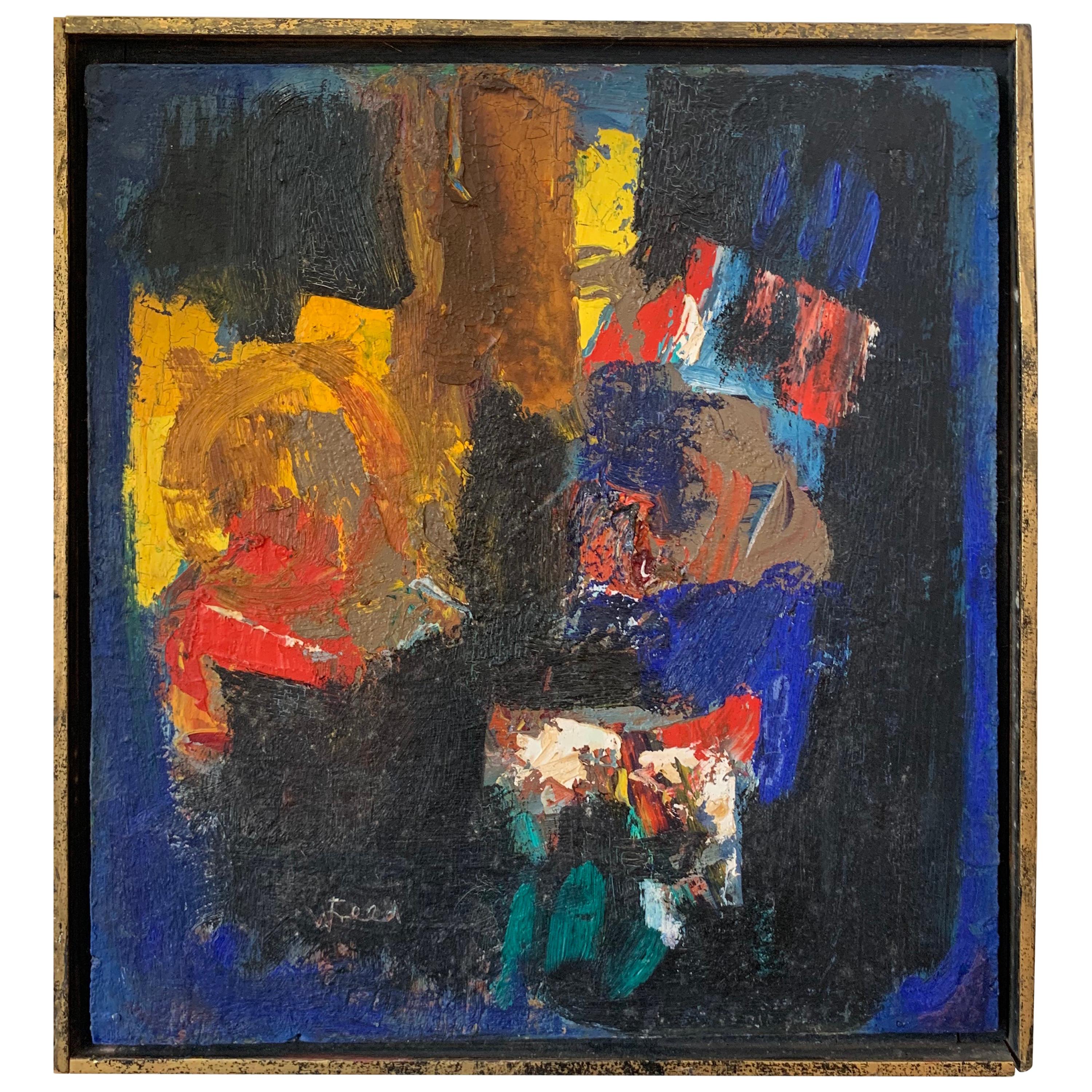 Abstract Oil Painting by William Freed, in Stock at 1stDibs