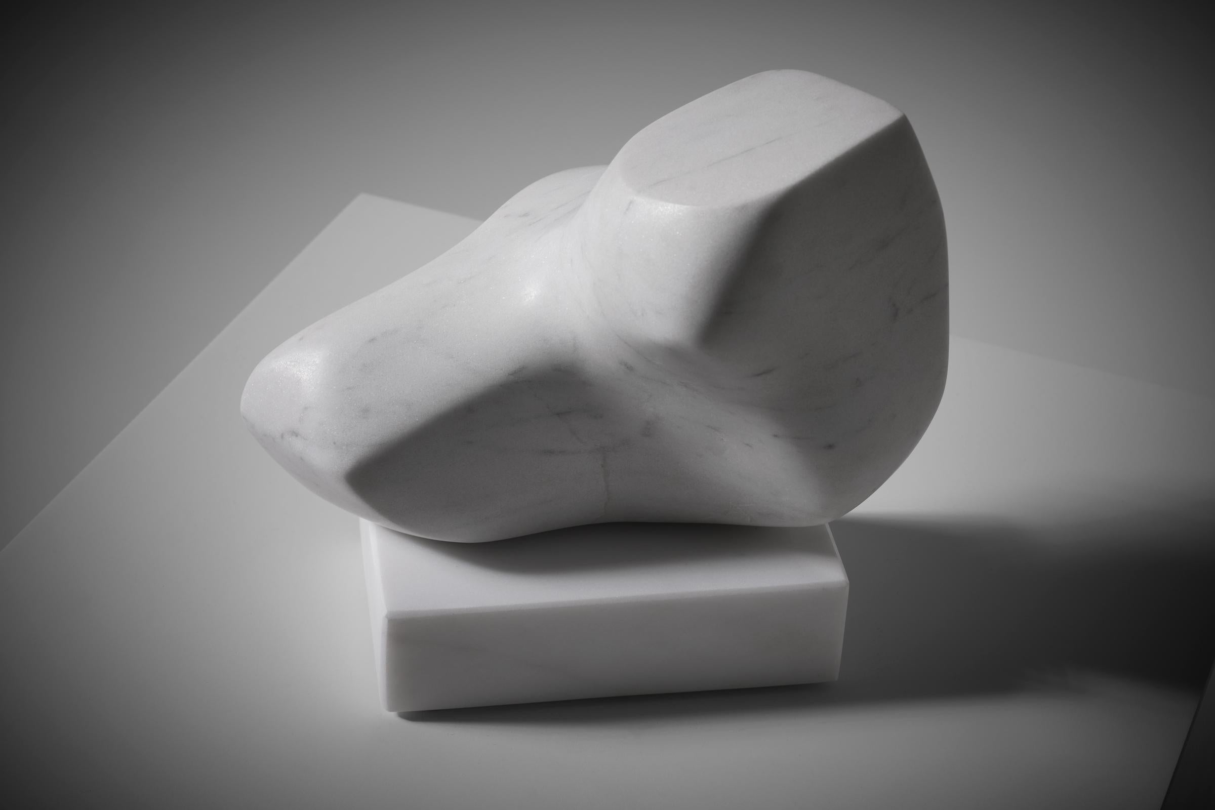 Abstract organic marble sculpture by Anton Geerlings, 1970s For Sale at ...