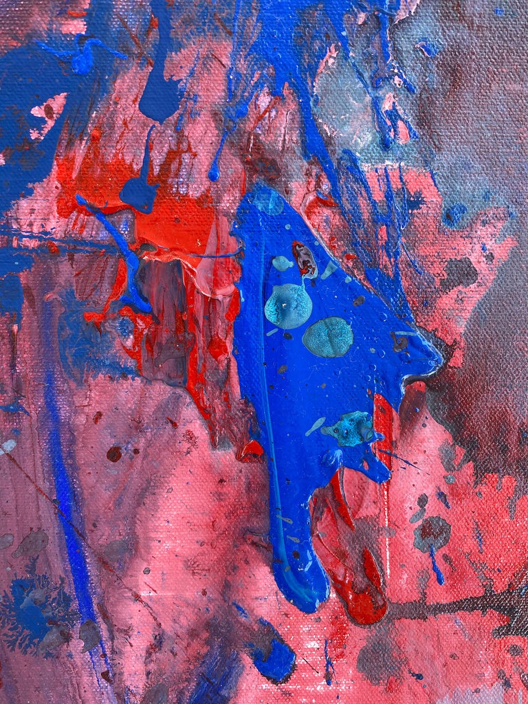 Abstract Painting Acrylic on Canvas by Brazilian Artist Sandro Ward ...