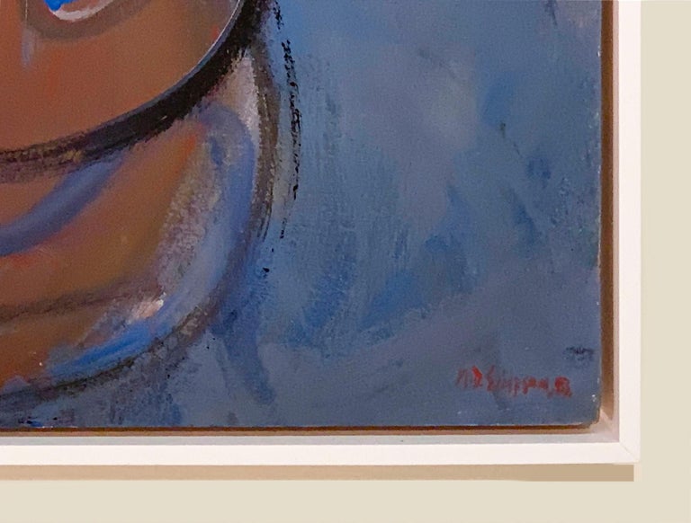 Abstract Painting "Blues Fantasy" by Merton Simpson For Sale at 1stDibs