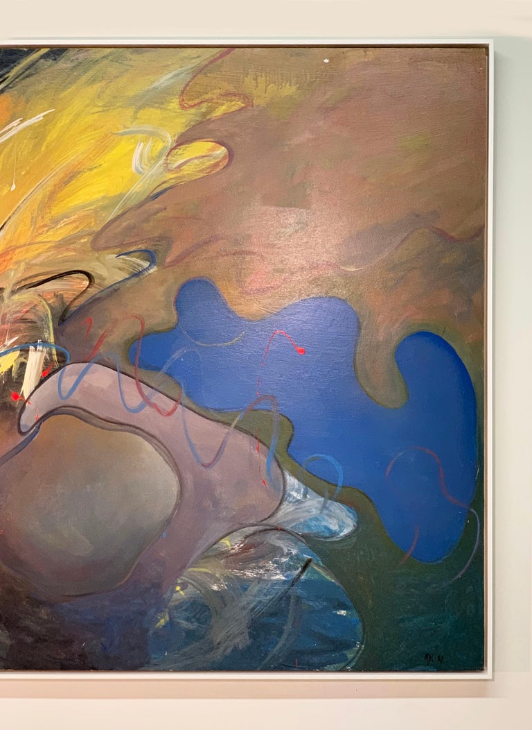 Abstract Painting by Merton D. Simpson For Sale at 1stDibs