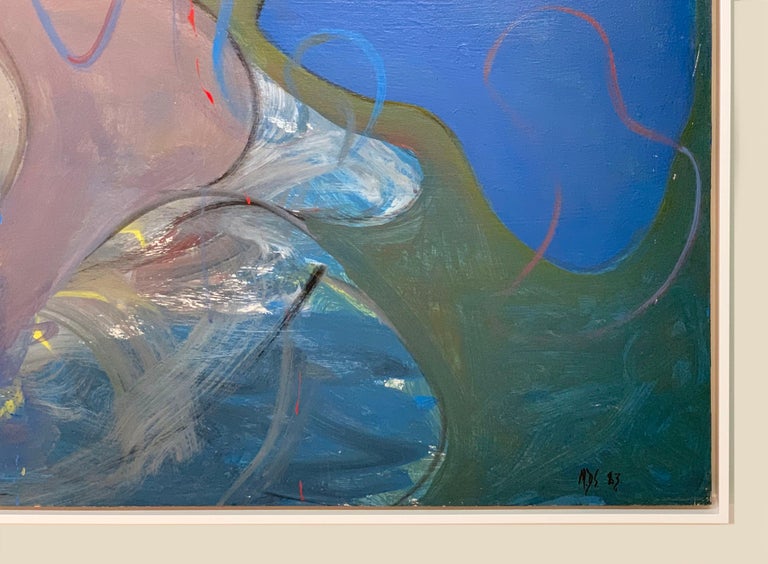 Abstract Painting by Merton D. Simpson For Sale at 1stDibs