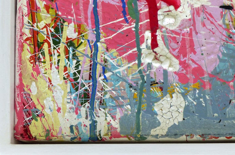 Abstract Painting by William P. Montgomery "Windy City 4" Mixed-Media ...