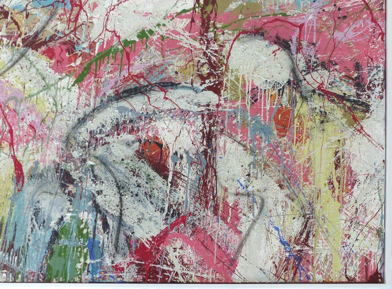 Abstract Painting by William Phelps Montgomery "Windy City 2" Mixed ...