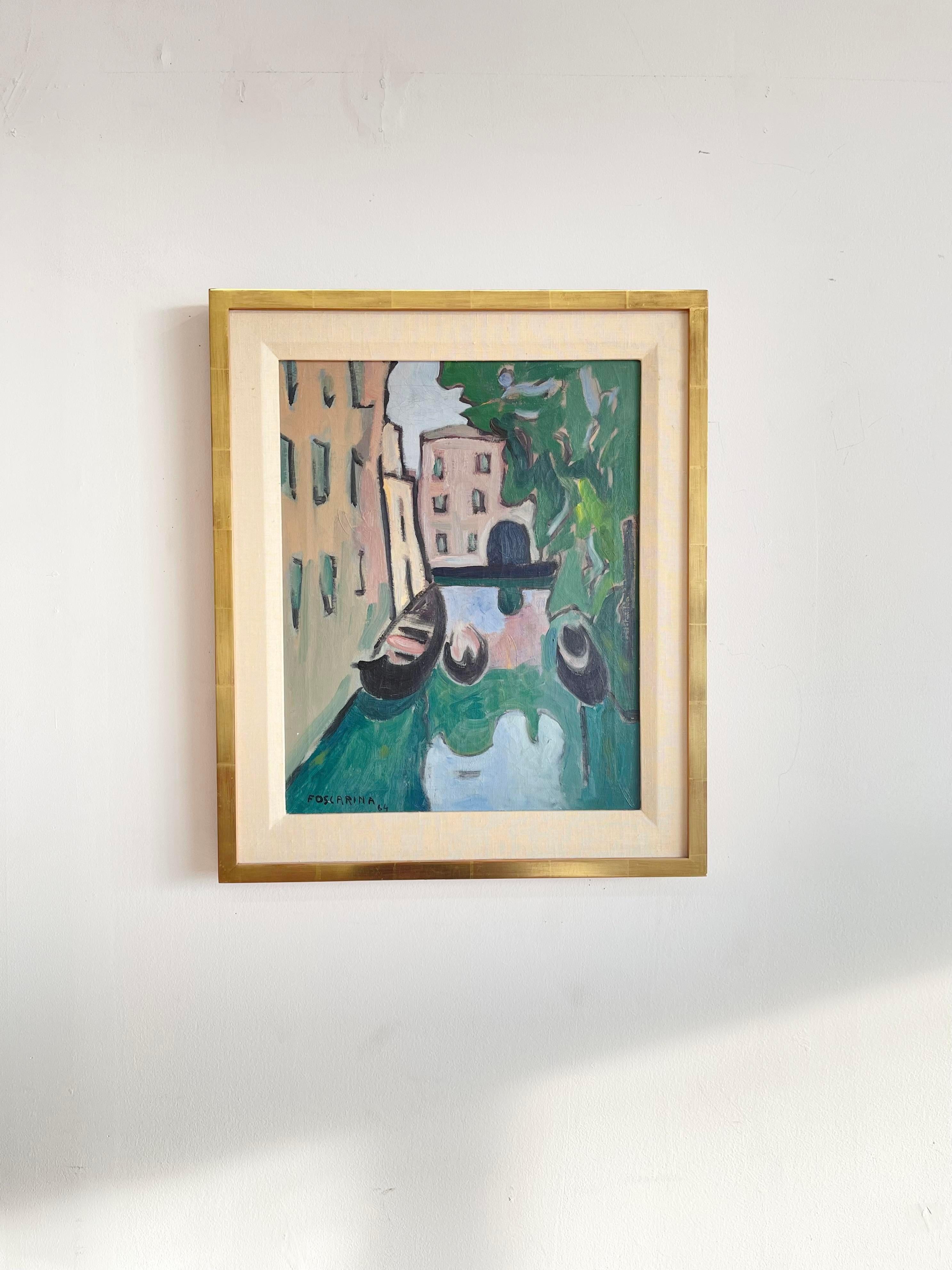 Abstract Italian Venetian Landscape Painting by Foscarina ...