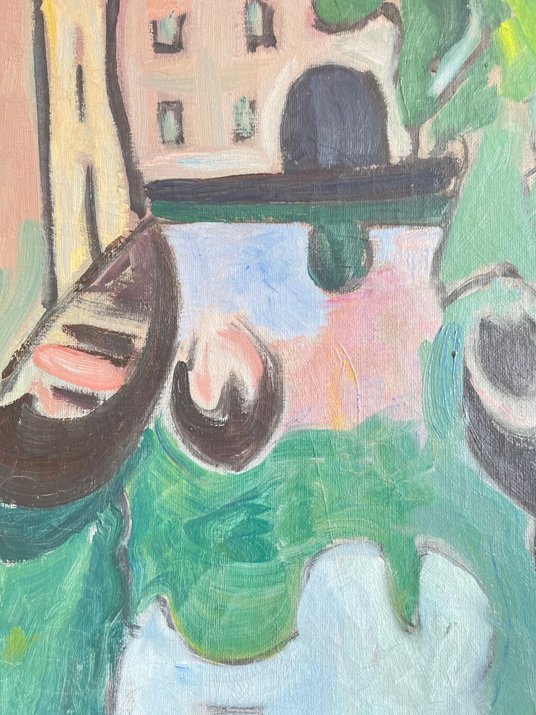 Abstract Italian Venetian Landscape Painting by Foscarina ...