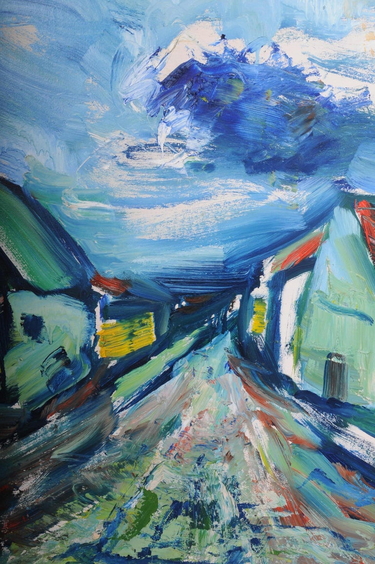 Abstract Painting Signed Bertelson For Sale at 1stDibs