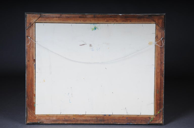 Abstract Painting Signed Bertelson For Sale at 1stDibs