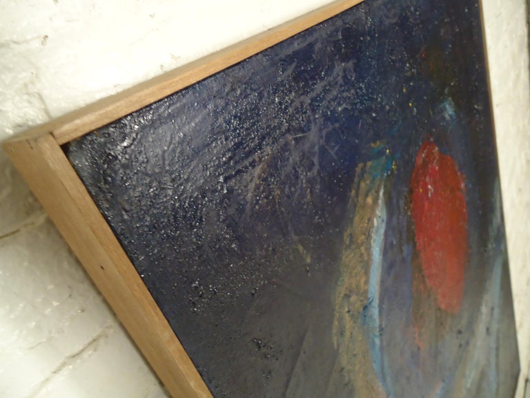 Abstract Painting Signed For Sale at 1stDibs