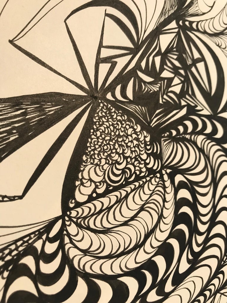 Abstract Pencil Painting For Sale at 1stDibs