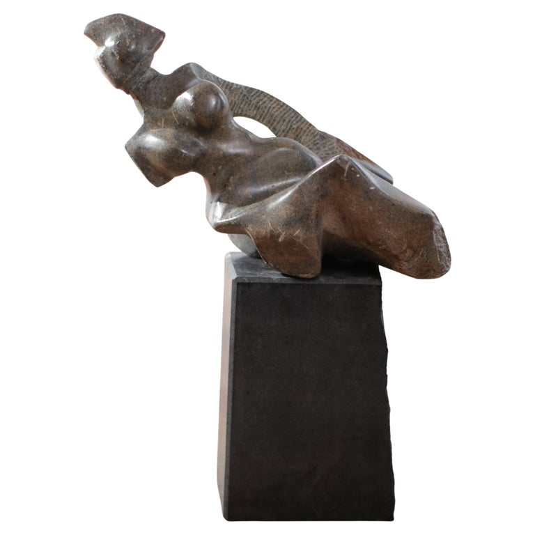 Abstract Sculpture Female Earth Bird For Sale at 1stDibs