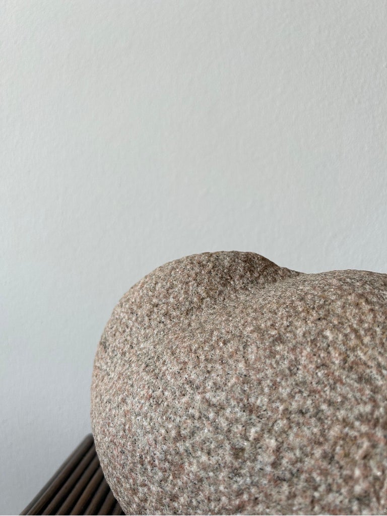 Abstract Sculpture Granite by Danish Artist Jens Peter Lauersen, 1980s ...
