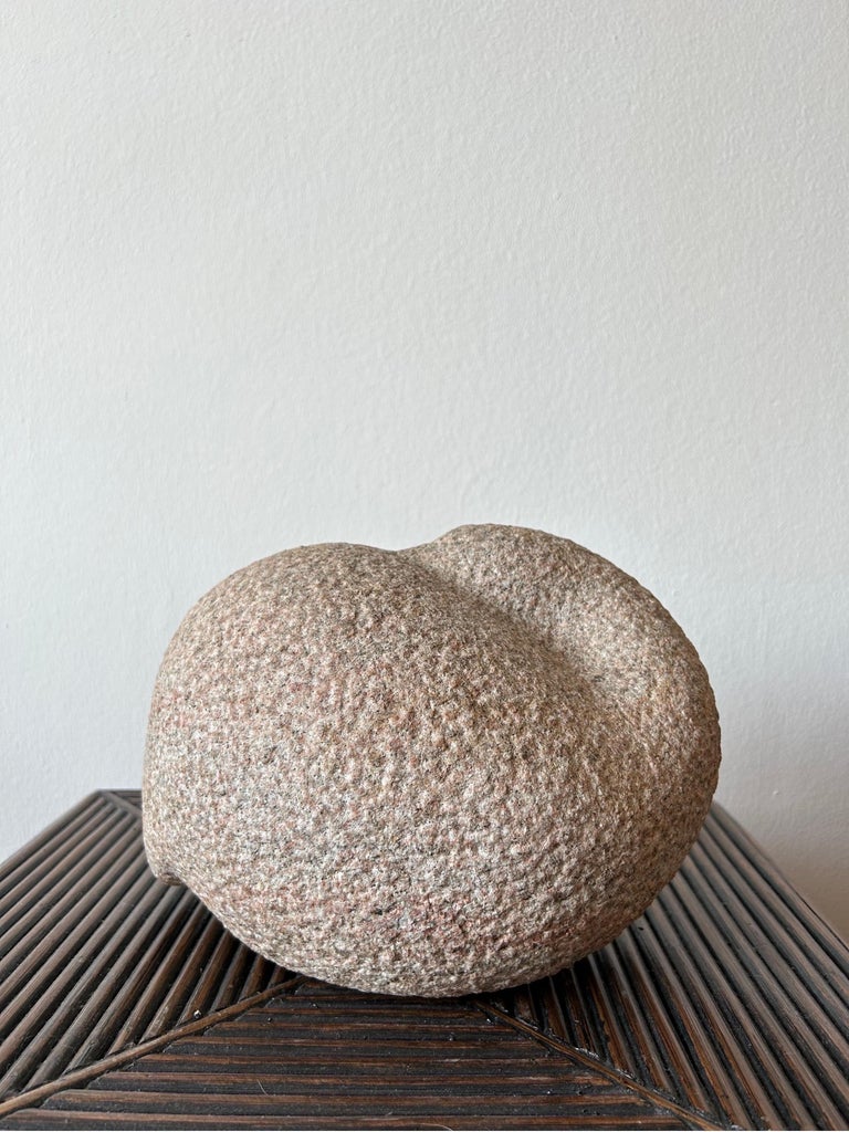 Abstract Sculpture Granite by Danish Artist Jens Peter Lauersen, 1980s ...