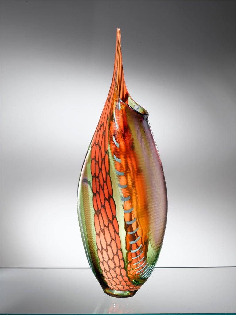 Abstract Sculptures Blown Murano Glass For Sale at 1stDibs