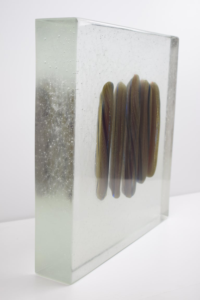 Abstract Sculptures, Murano Glass, Tokyo Gray For Sale at 1stDibs