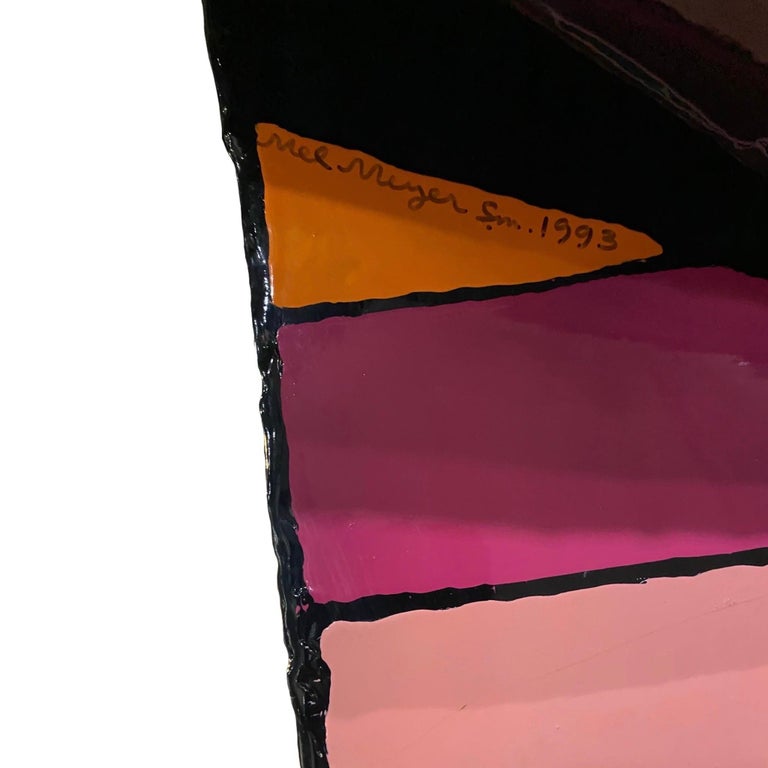 Abstract Steel Wall Hanging by Brother Mel Meyer For Sale at 1stDibs