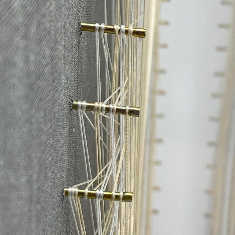 Abstract String Wall Art In Square Lucite Shadow Box at 1stDibs