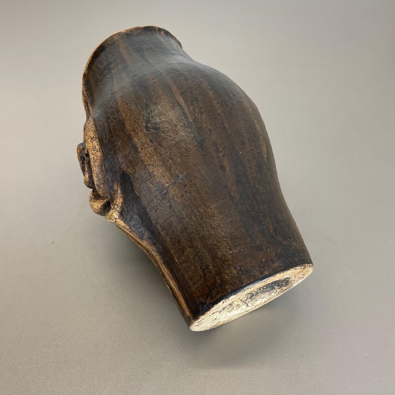 Abstract Studio Pottery Vase "Brutalist" Gerhard Liebenthron, Germany ...