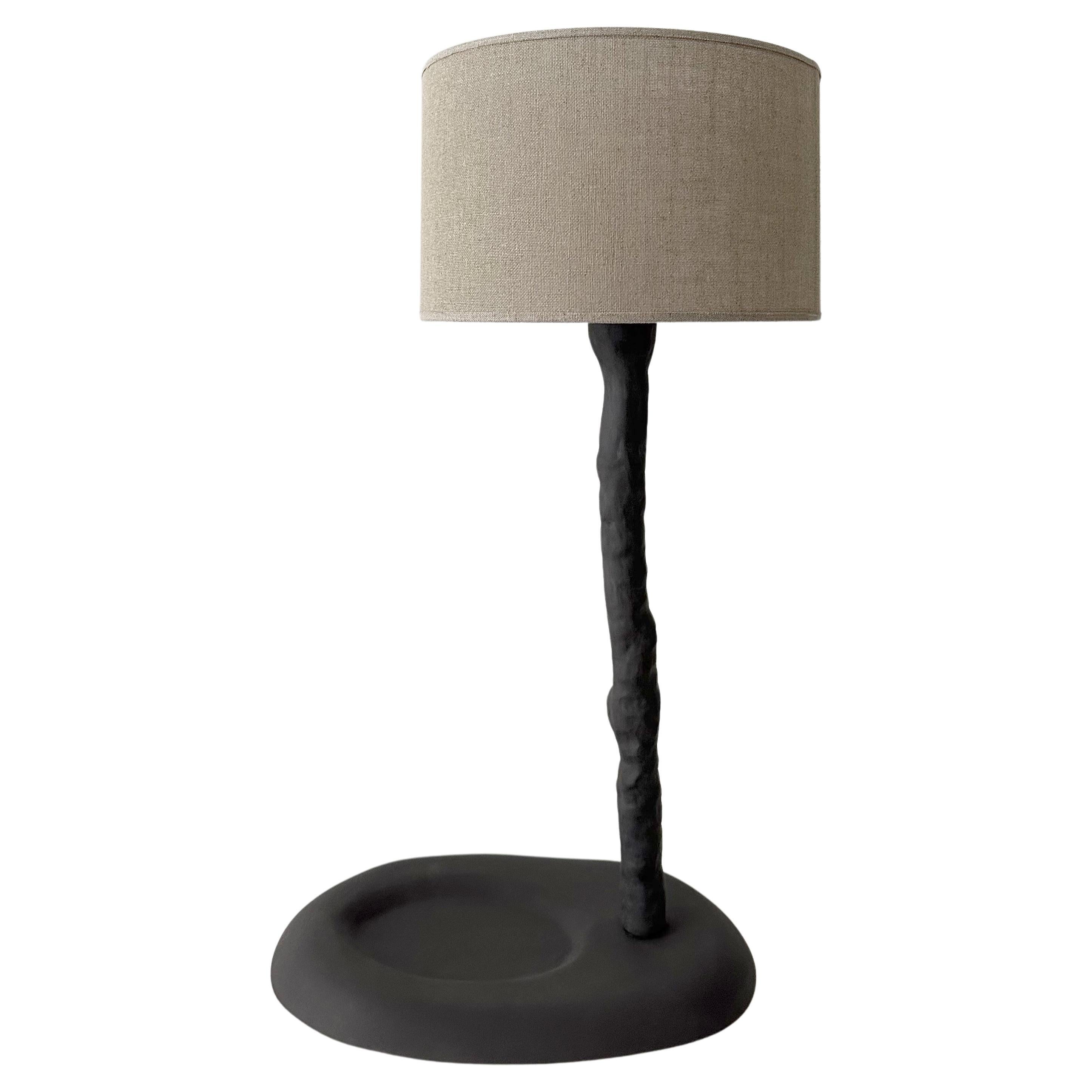 Abstract Wood Table Lamp by Atelier Monochrome For Sale at 1stDibs